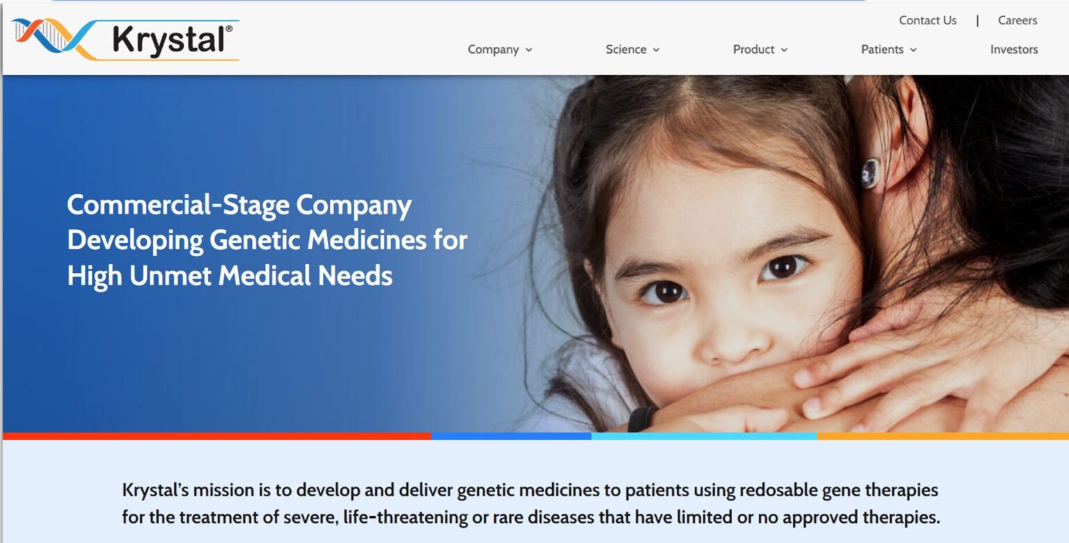 外資系製薬会社経営企画室こういちの注目の外資バイオベンチャー。Krystal Biotech（クリスタルバイオテック）。日本では2025年の上市を目指す、栄養障害型表皮水疱症という遺伝疾患の ...